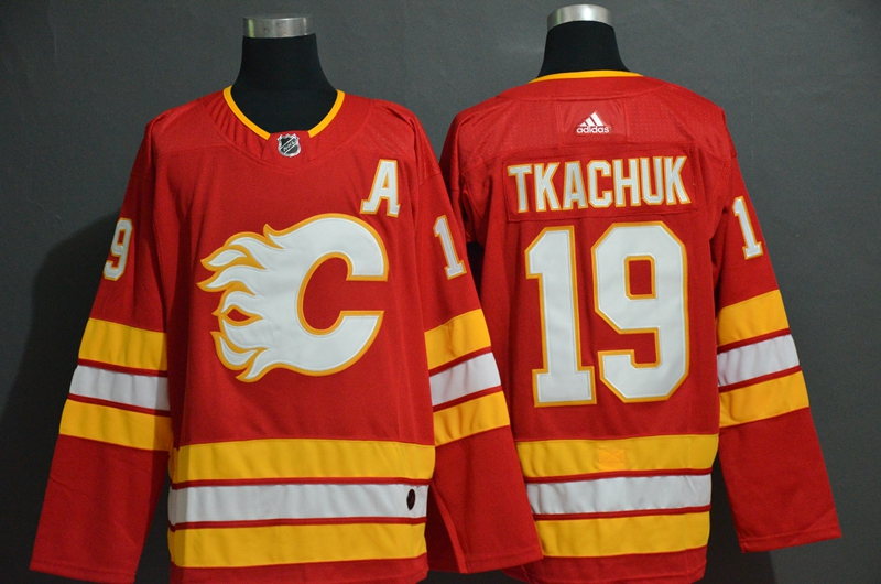 Men's Calgary Flames Red Alternate Custom Jersey